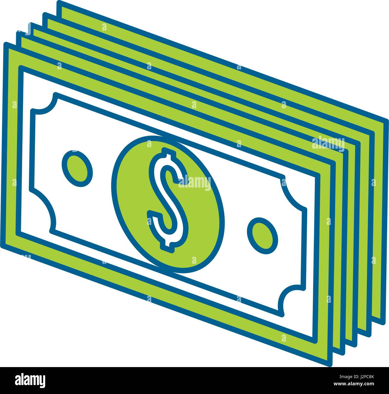 green bill dollar money Stock Vector Image & Art - Alamy