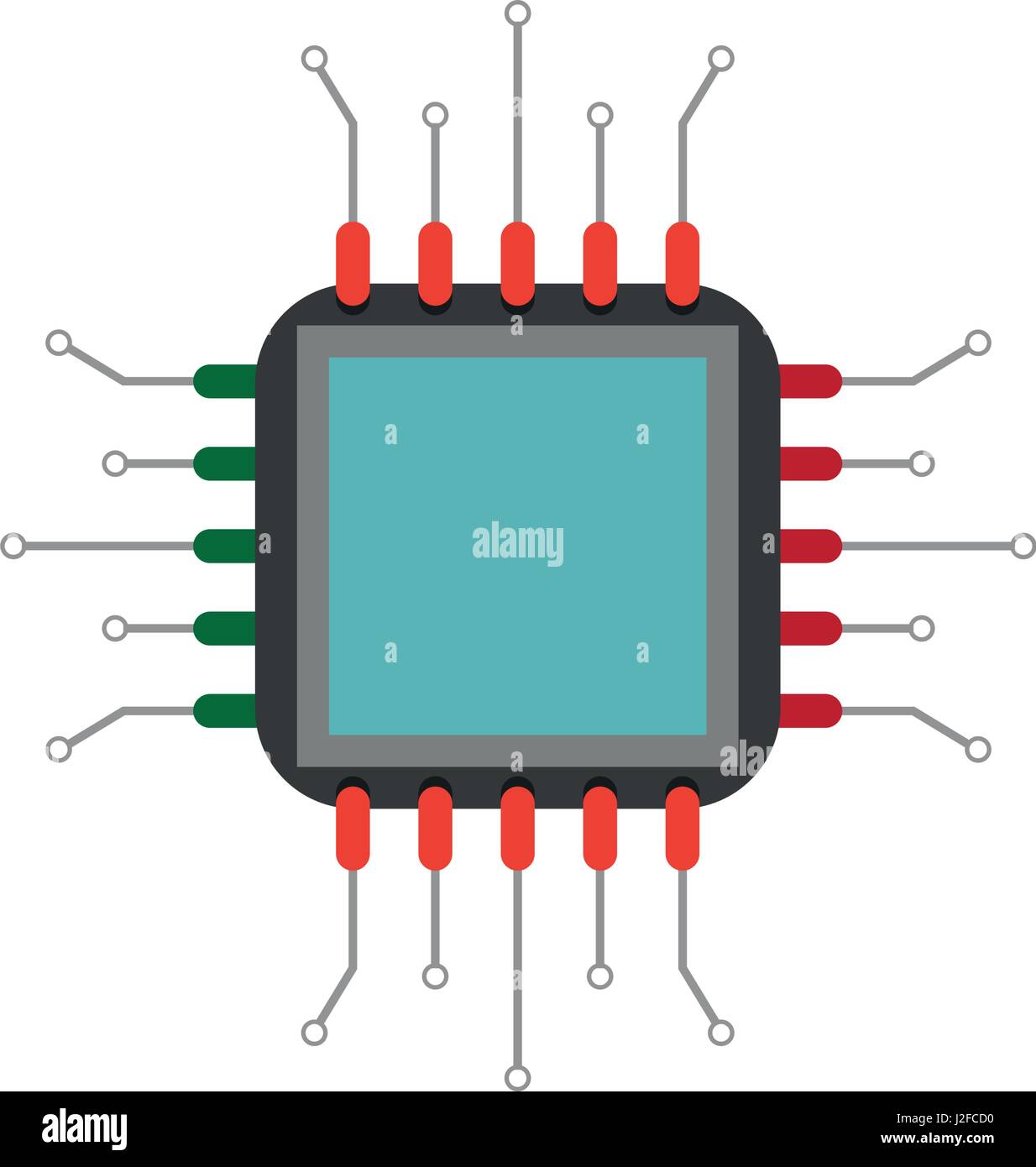 abstract cpu icon image Stock Vector Image & Art - Alamy