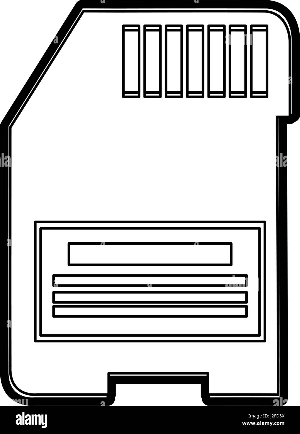 sd memory card icon image Stock Vector Image & Art - Alamy