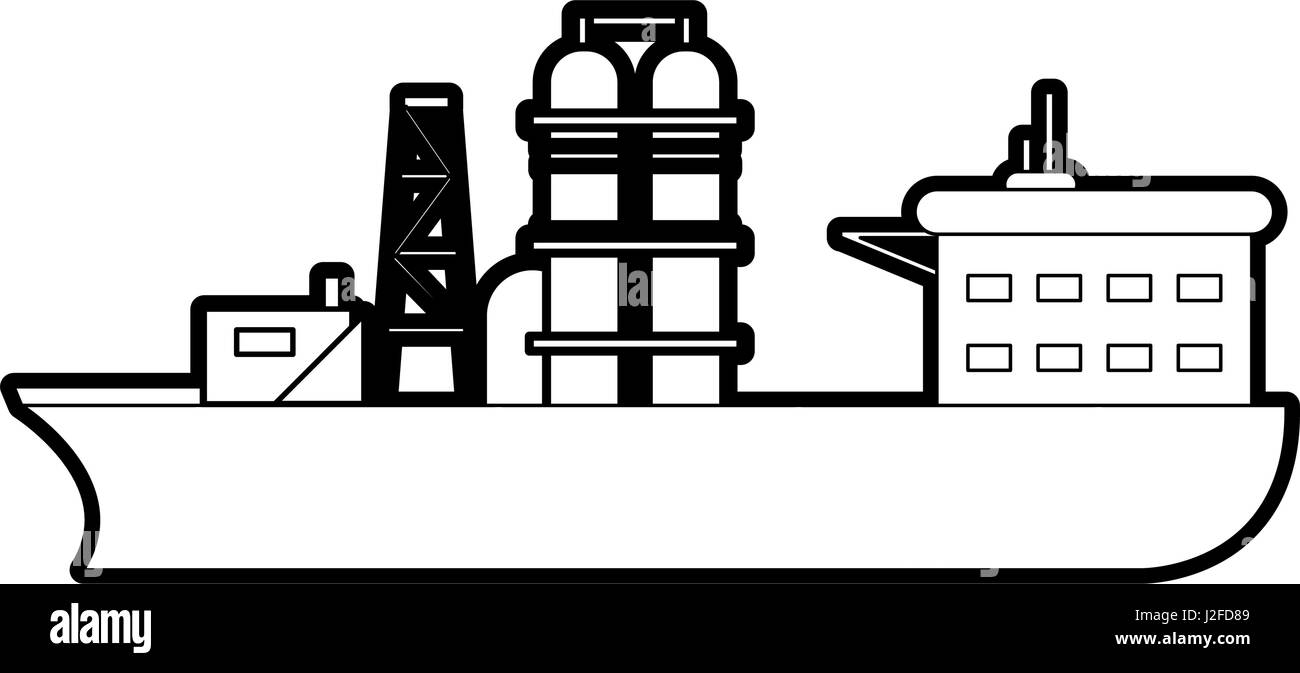 ship oil industry related icon image Stock Vector Image & Art - Alamy