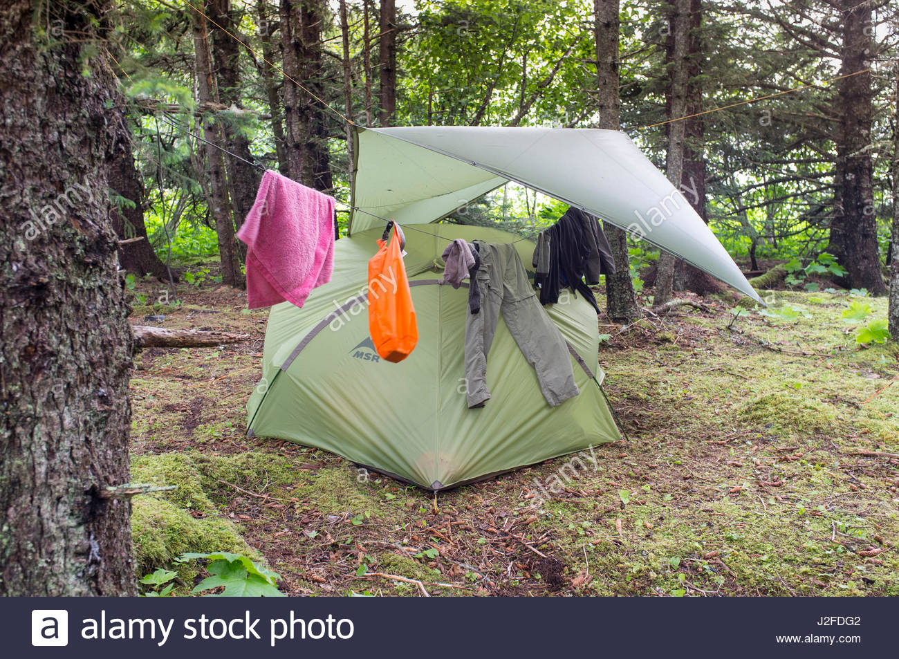 Tarp Camping High Resolution Stock Photography and Images - Alamy