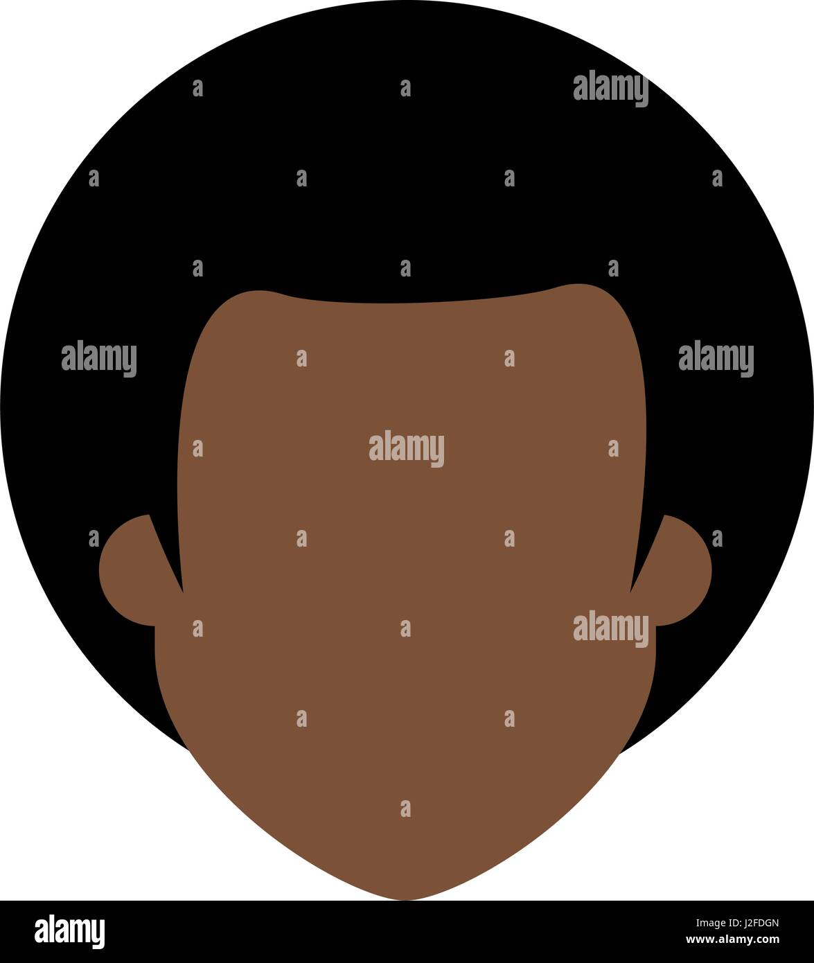 Afro hairstyle man Stock Vector Images - Alamy
