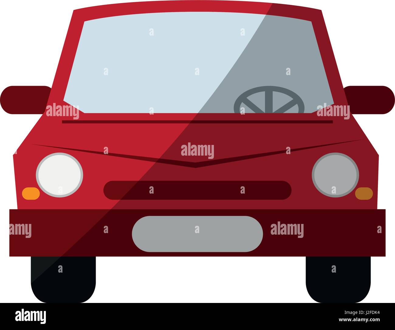 car frontview icon image Stock Vector Image & Art - Alamy