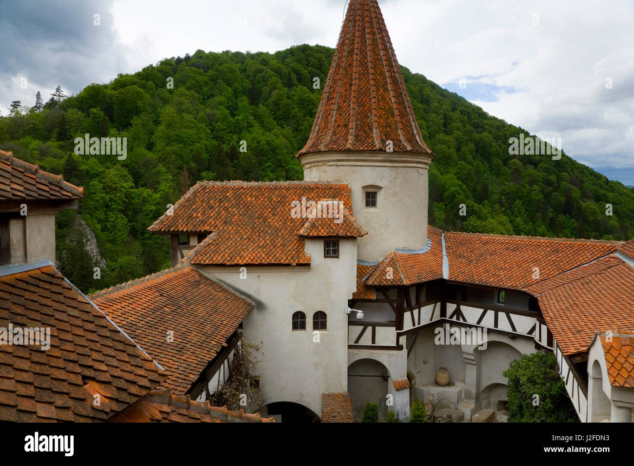 Dracula's Castle, Bran Castle Vlad, Transylvania, Romania Stock Photo ...