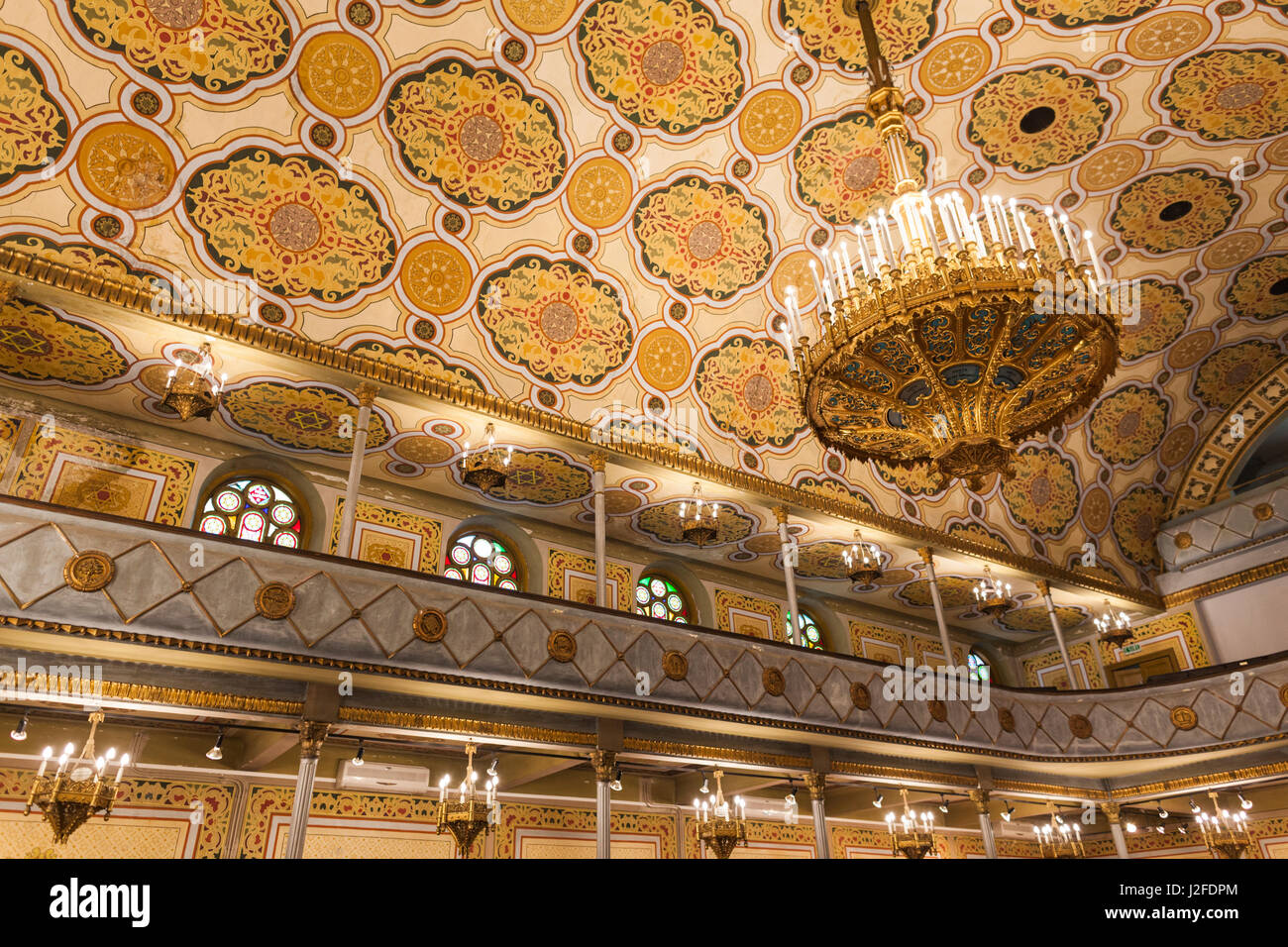 Romania, Bucharest, Grand Synagogue, interior Stock Photo - Alamy