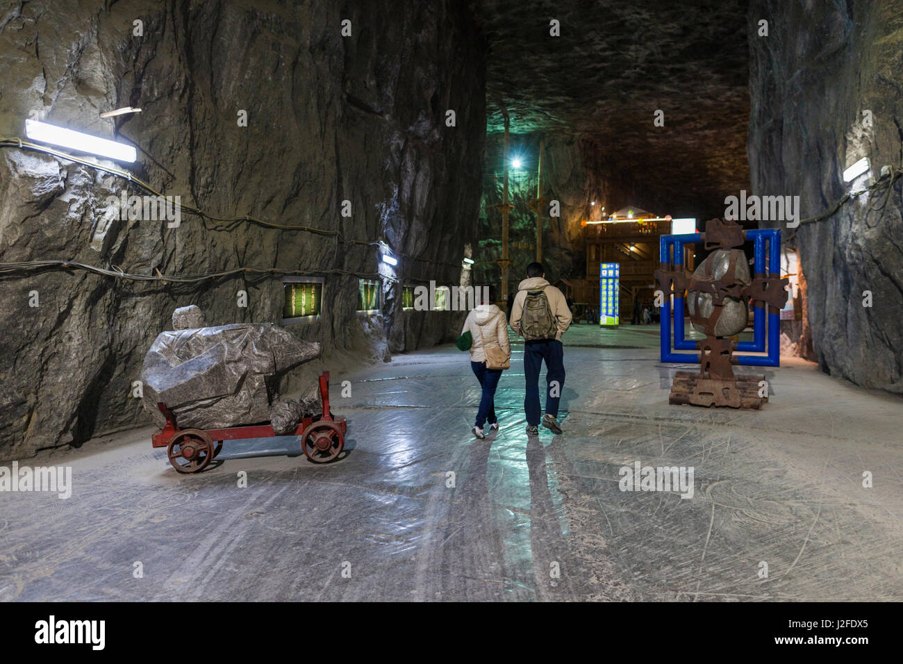 Romania, Transylvania, Praid, Praid Salt Mine, interior Stock Photo - Alamy