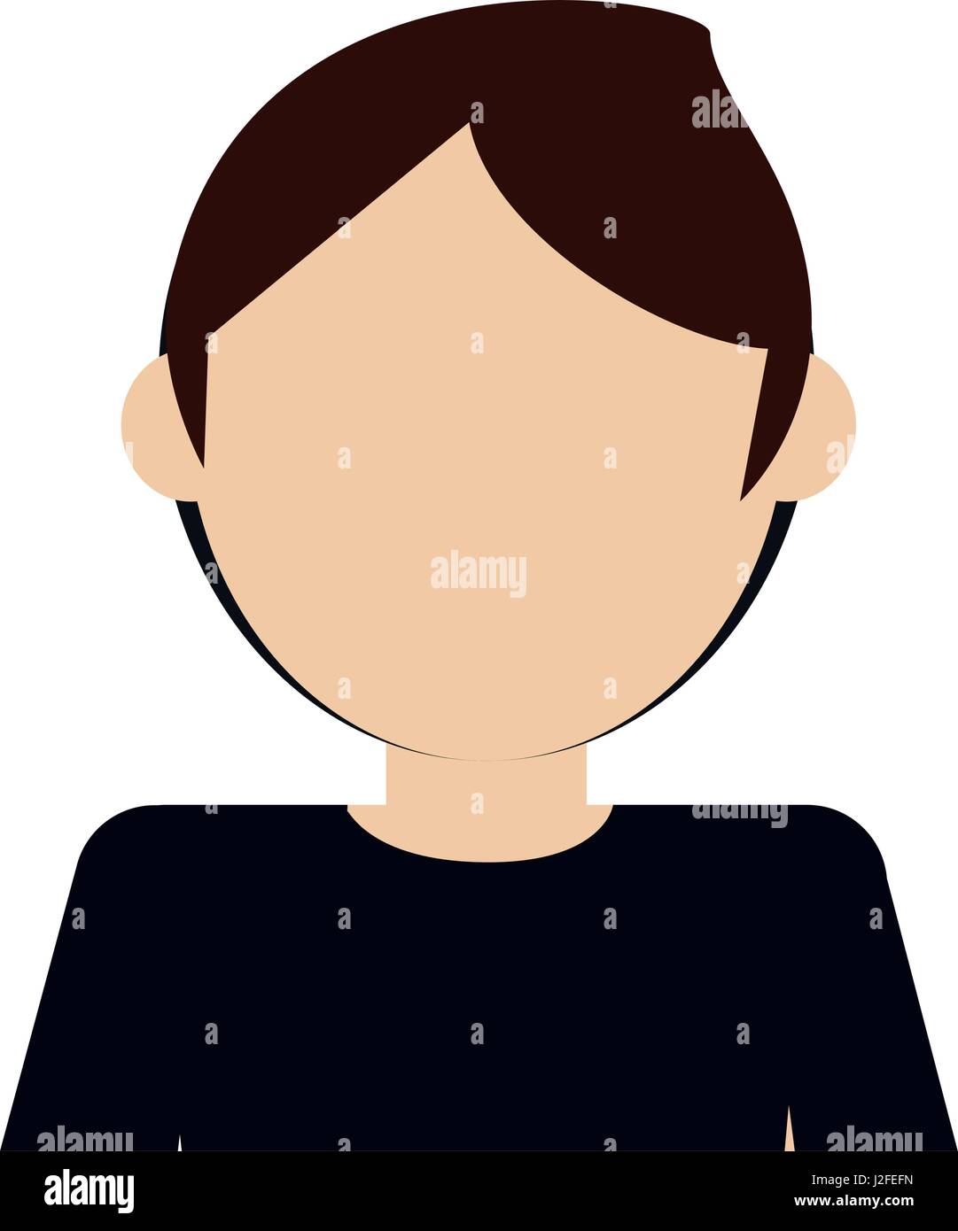 faceless man icon image vector illustration design Stock Vector Image ...