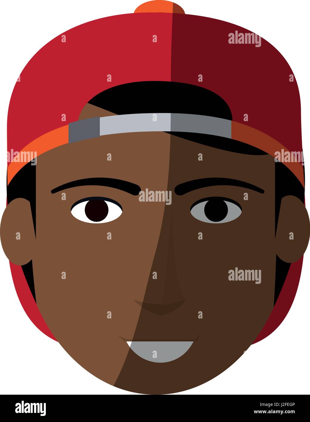 Man wearing baseball hat Stock Vector Images - Alamy