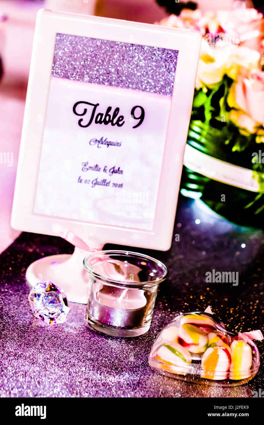 Table set for an event party or wedding Stock Photo - Alamy