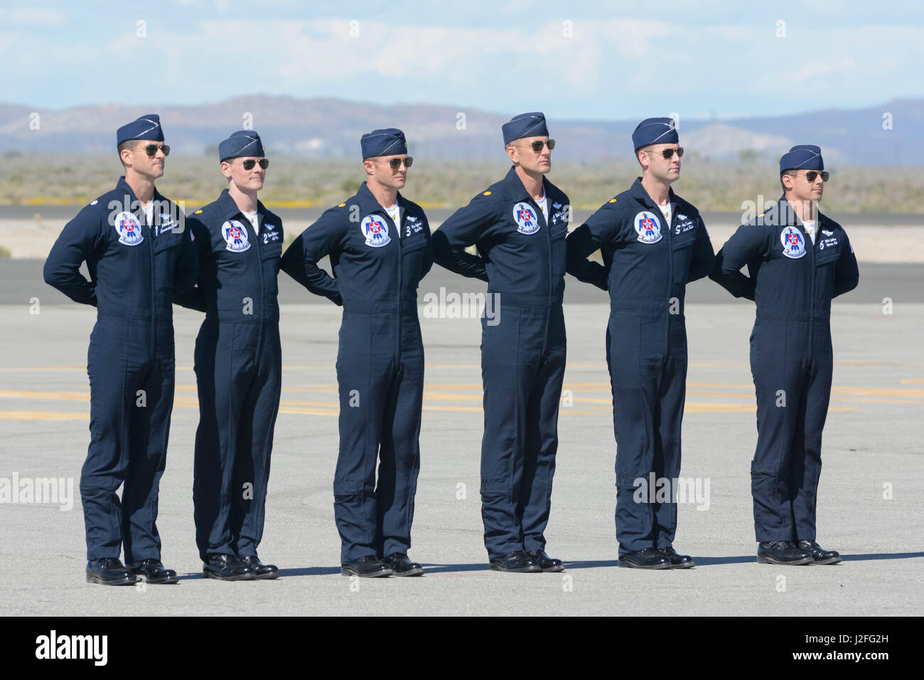 Lancaster, USA - March 25, 2017: Lockheed Martin F-16 Fighting Falcon ...