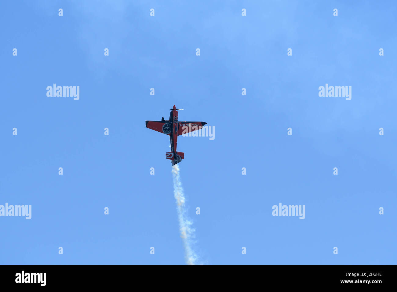 San Diego, USA - April 16, 2017: Nicolas Ivanoff of France performs ...