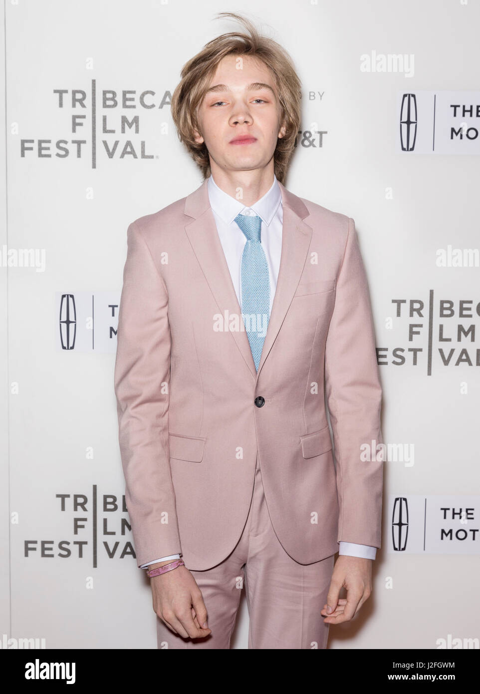 NEW YORK, NY - APRIL 24, 2017: Charlie Plummer attends 'The Dinner ...
