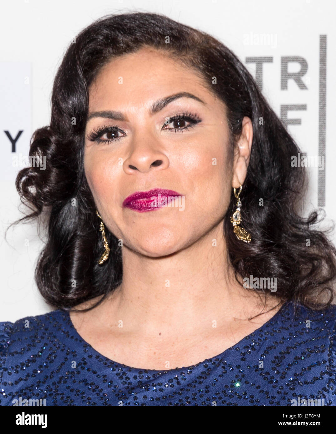 NEW YORK, NY - APRIL 24, 2017: Actress Onika Day attends 'The Dinner' Premiere at BMCC Tribeca ...