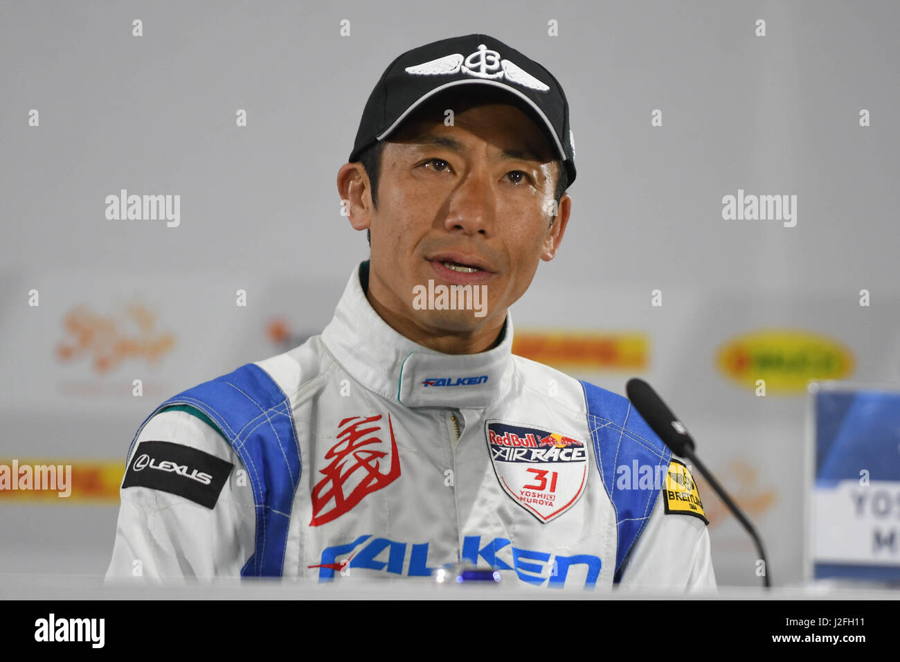 San Diego USA - April 16 2017: Yoshihide Muroya during press conference ...