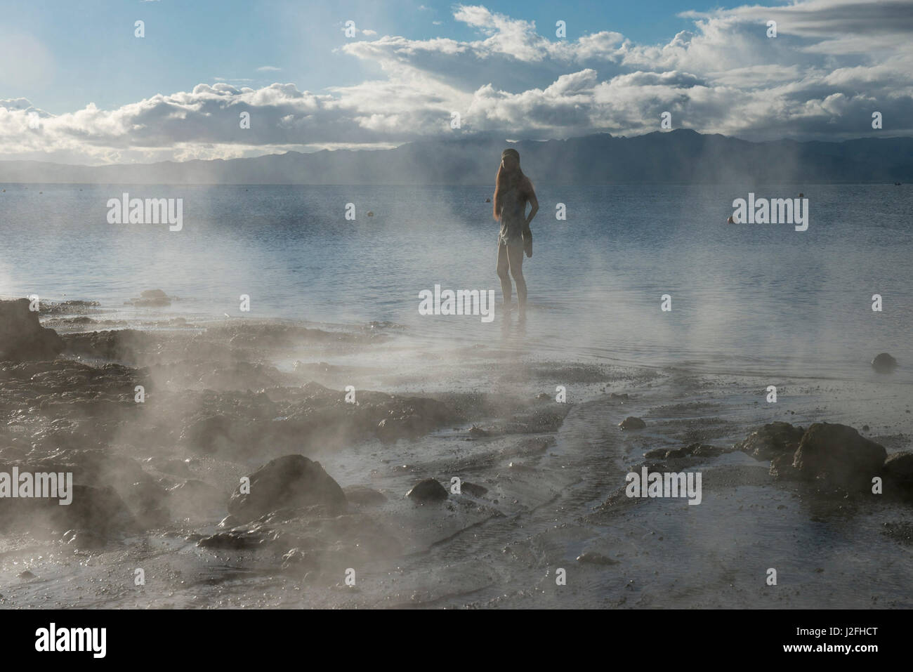 Savusavu Bay Hot springs, Vanua Levu, Fiji. Natural hot springs that ...