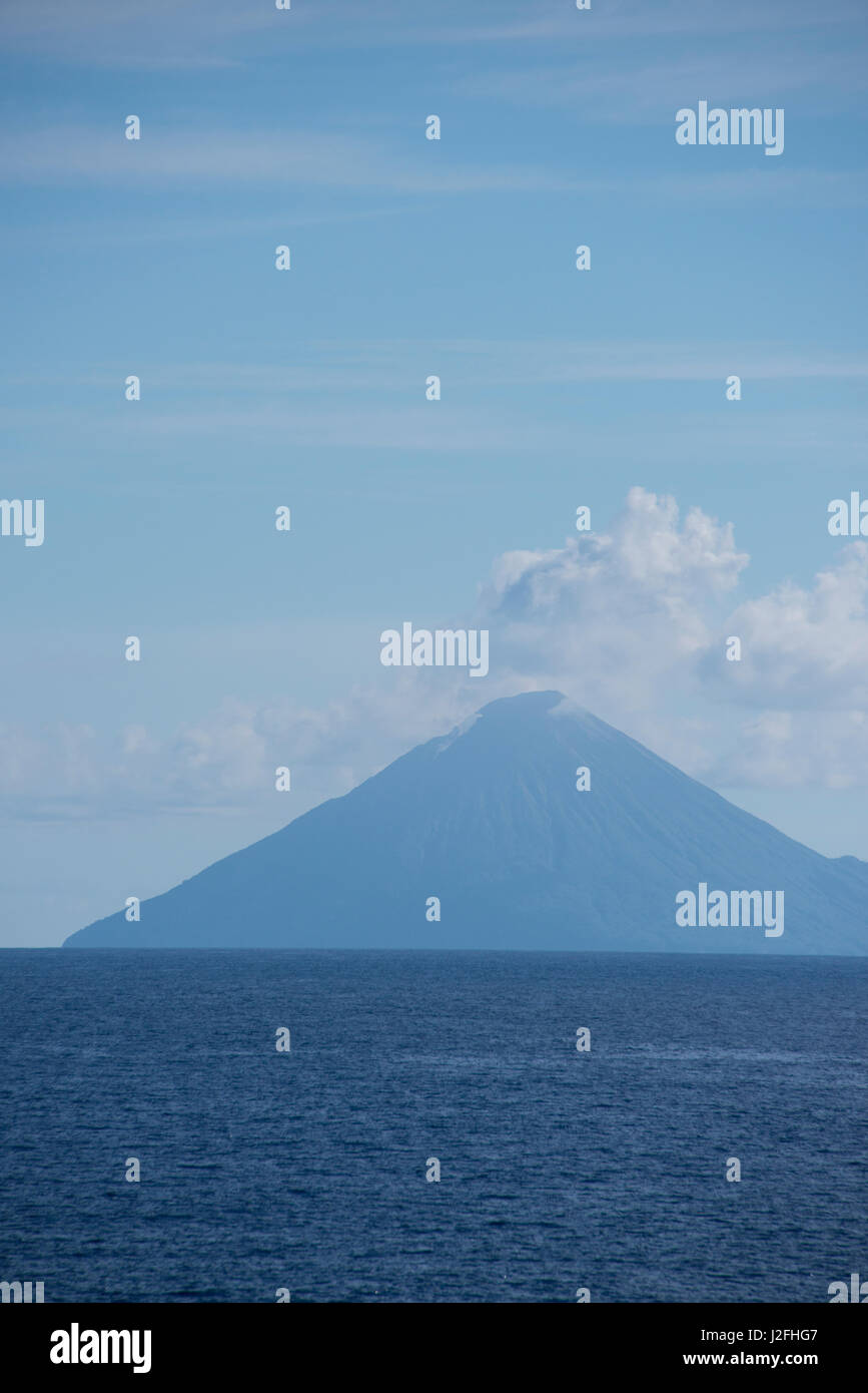 Melanesia, Solomon Islands, Santa Cruz Islands. Tinakula volcano ...