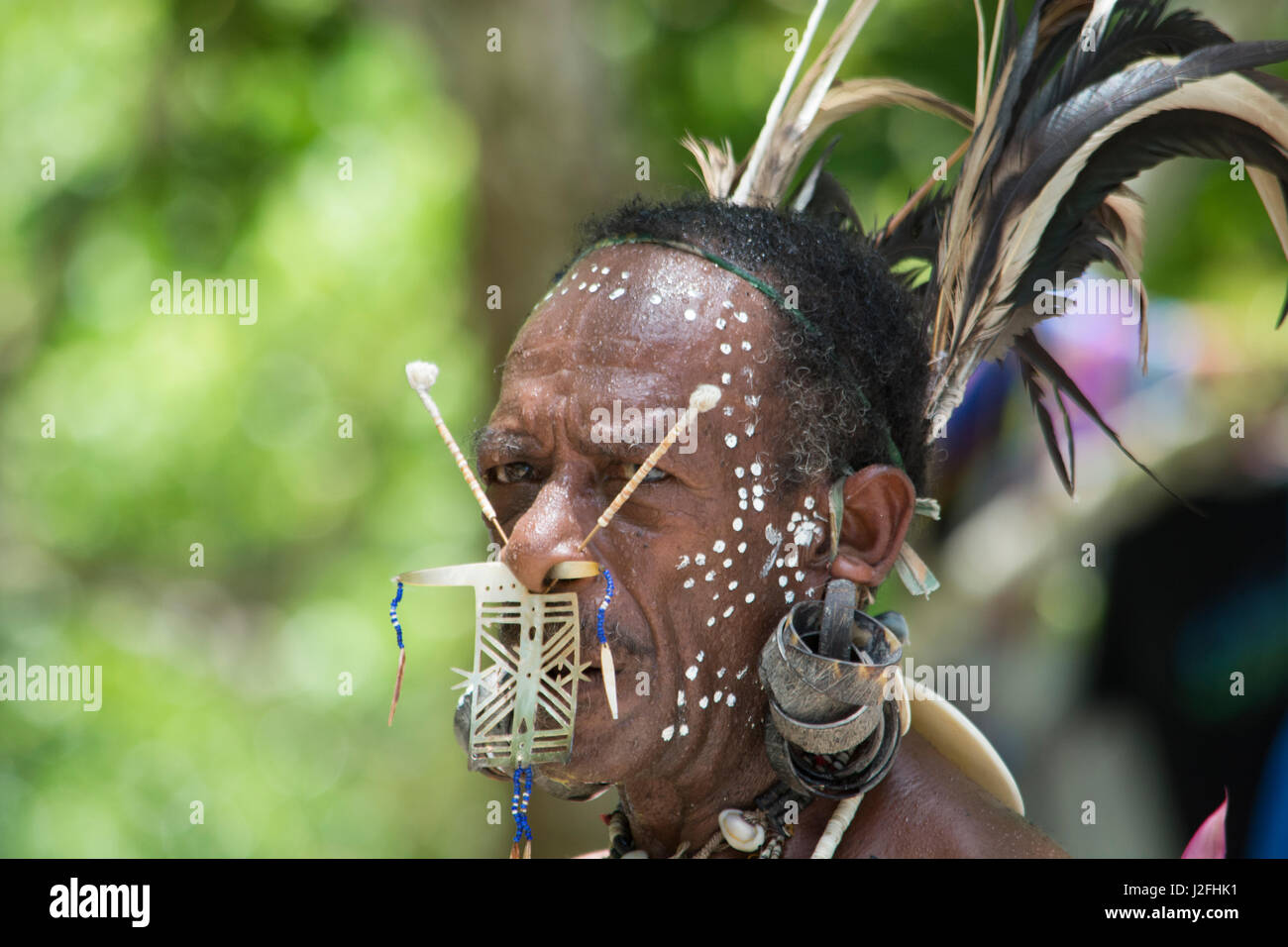 Solomon islands man traditional clothing hi-res stock photography and ...