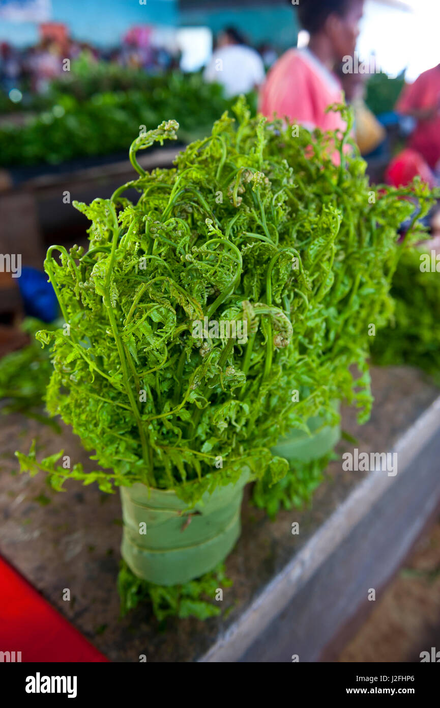 Market Hall in Honiara, capital of the Solomon Islands, Pacific Stock ...