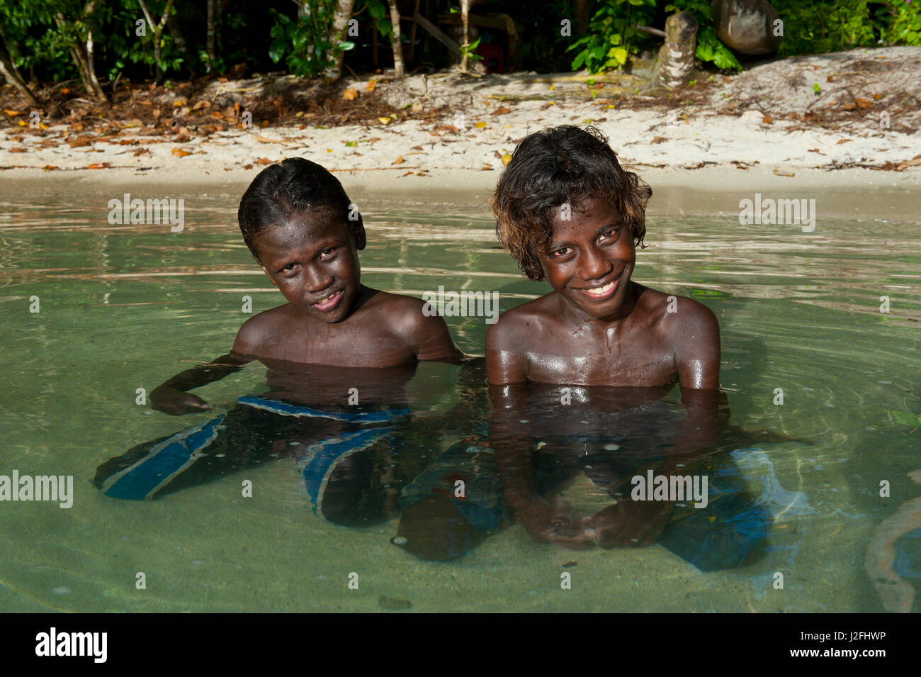 Solomon islands water children hi-res stock photography and images - Alamy