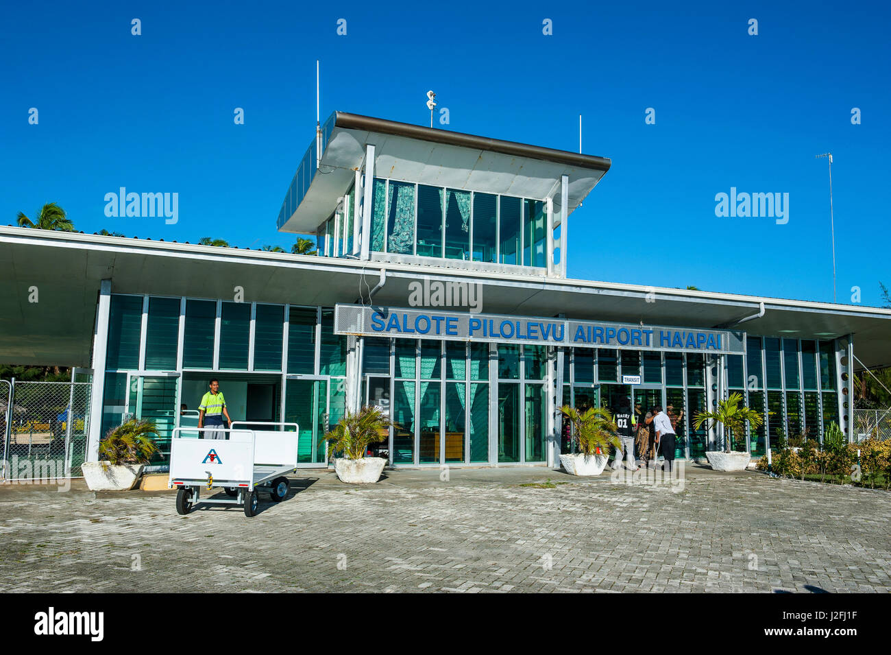 Airport of Ha'apai Islands, Tonga, South Pacific Stock Photo - Alamy