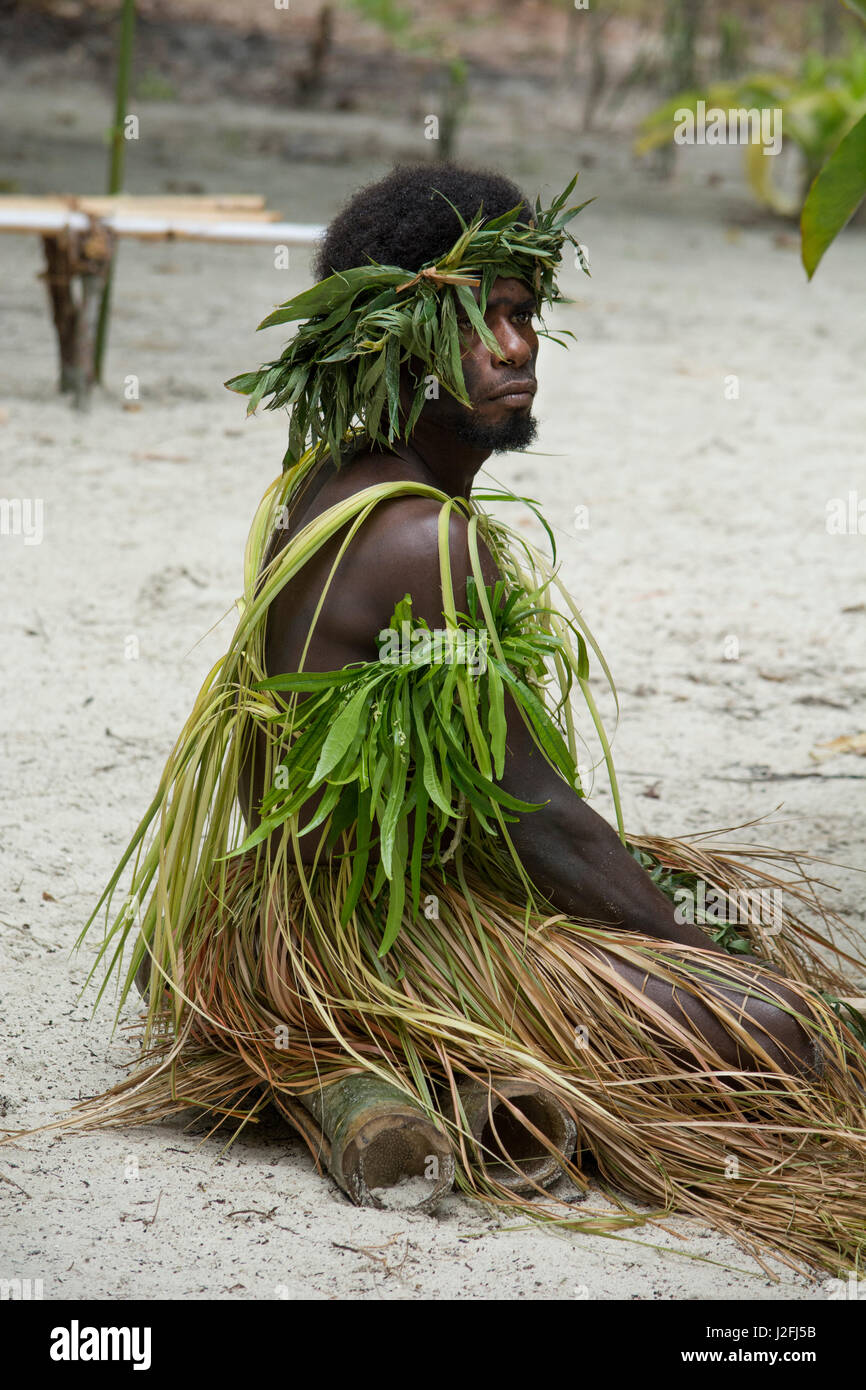 Republic of Vanuatu, Torres Islands, Loh Island. Folkloric ...