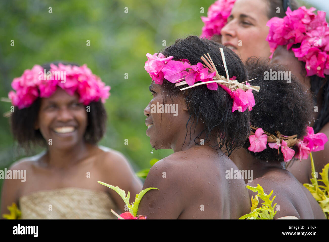Republic of Vanuatu, Torres Islands, Loh Island. Special performance by ...