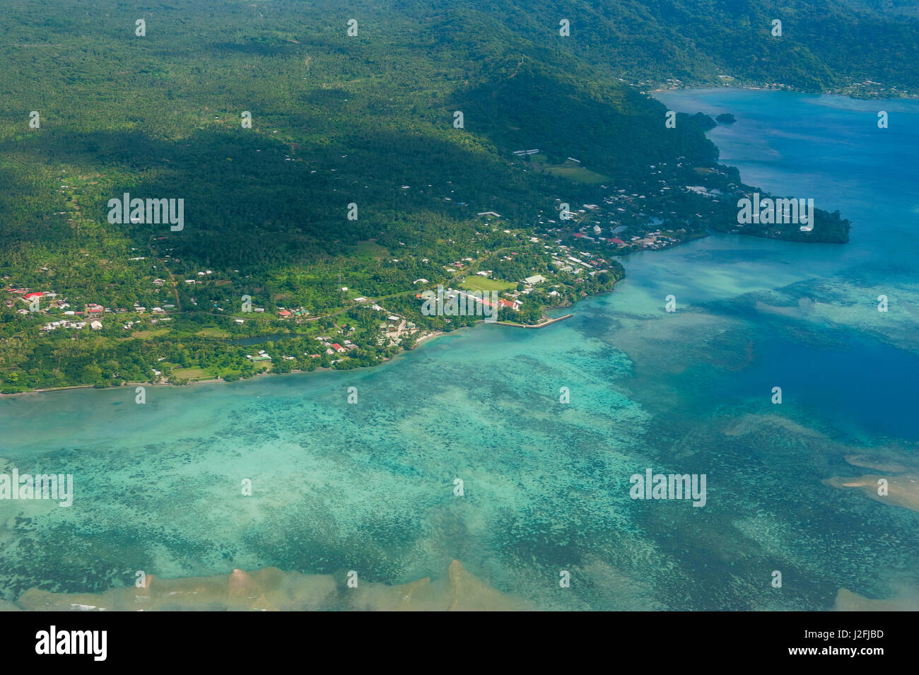 Aerial island upolu hi-res stock photography and images - Alamy