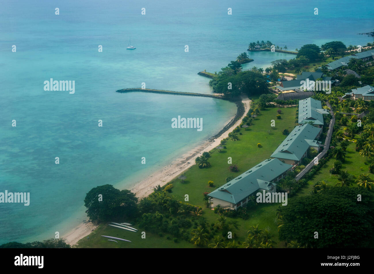 Aerial of the island of Upolu, Samoa, South Pacific Stock Photo - Alamy