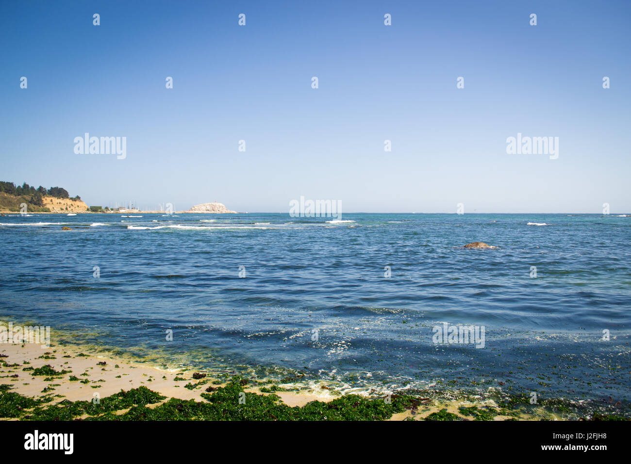 Wide view of the sea Stock Photo - Alamy