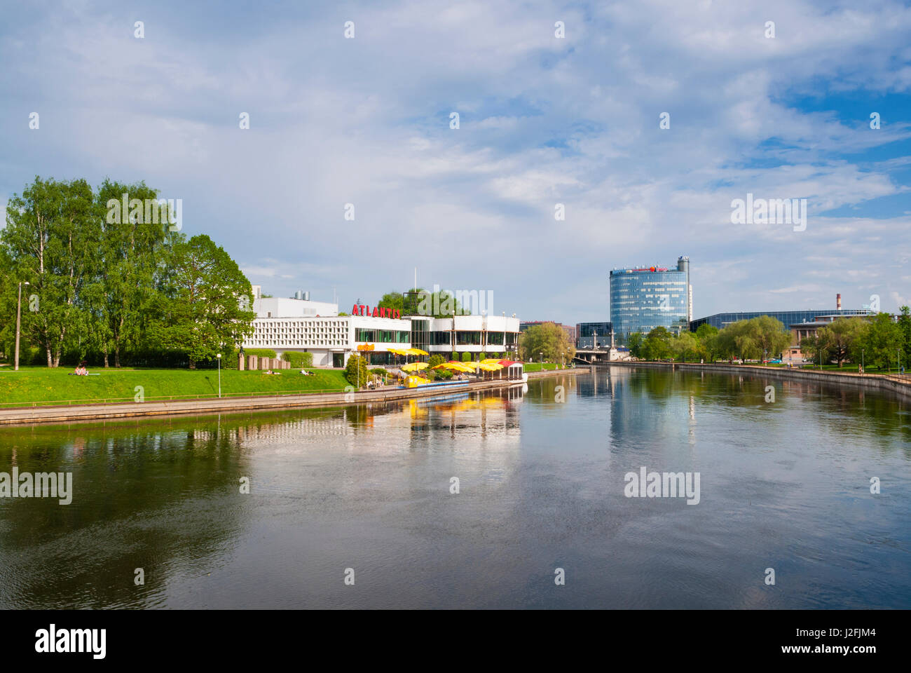 Emajogi River, Tartu, Estonia, Baltic States Stock Photo - Alamy
