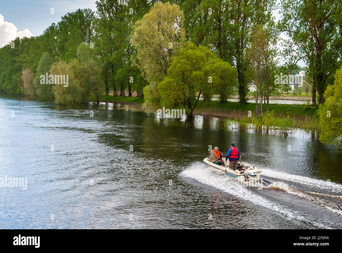 Emajogi River, Tartu, Estonia, Baltic States Stock Photo - Alamy