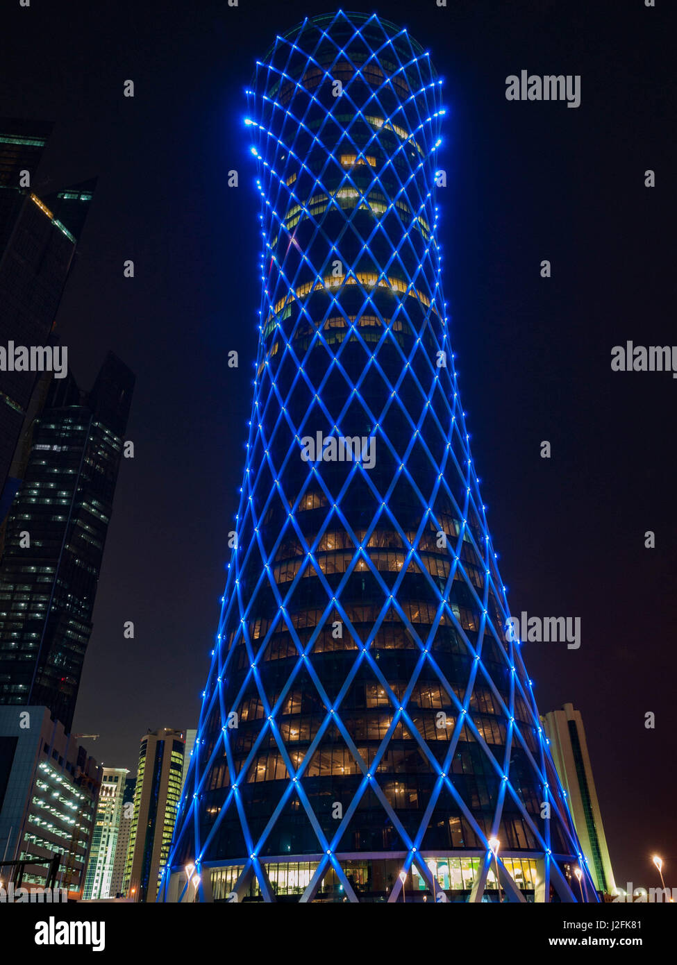 The 195m Tornado Tower was built in 2008 Stock Photo - Alamy