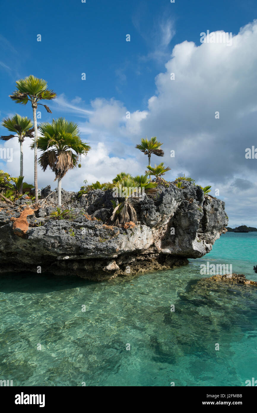 Fiji, Southern Lau Group, Island of Fulanga. Scenic lagoon located ...