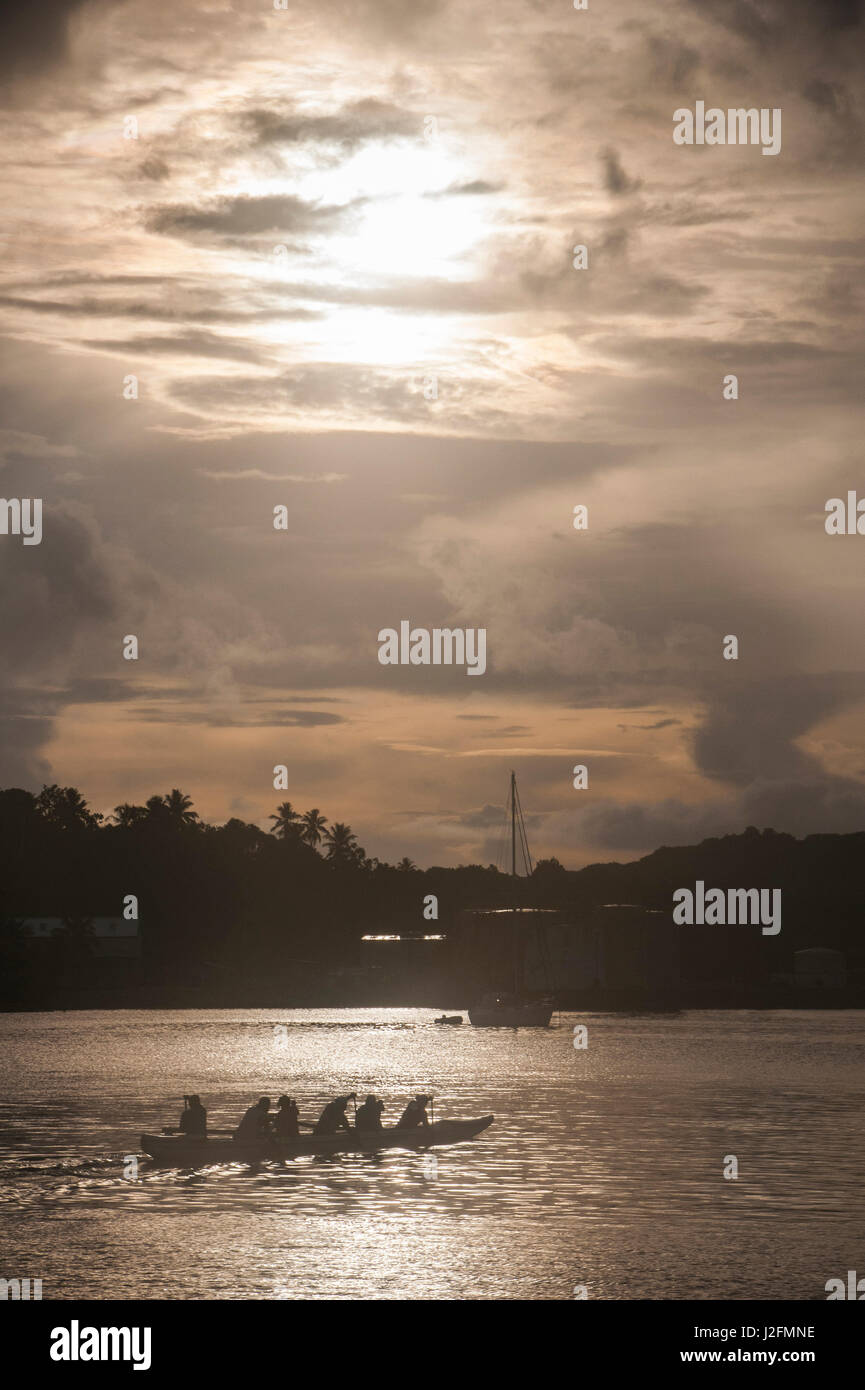 Micronesia yap canoe hi-res stock photography and images - Alamy