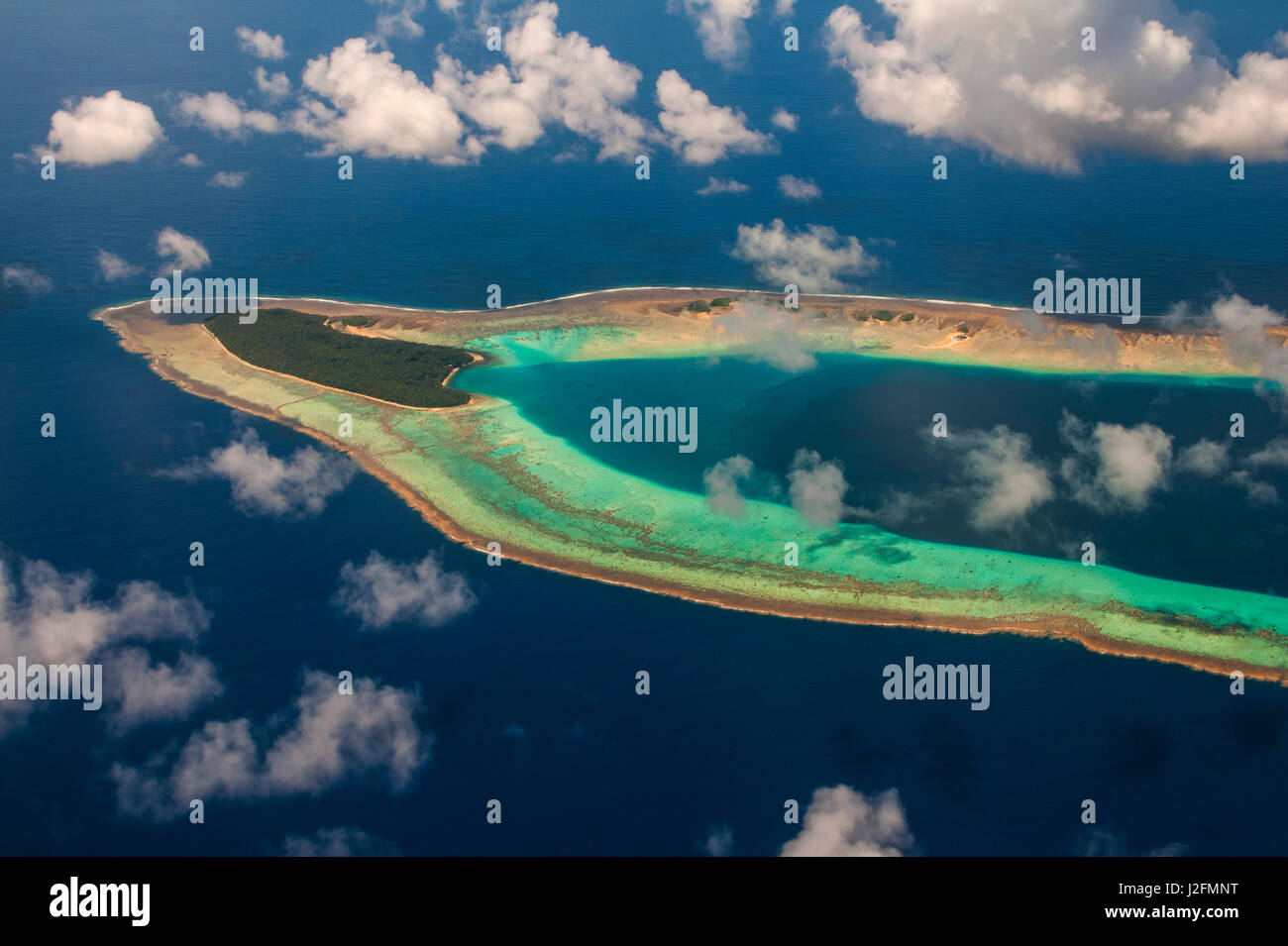 Aerial Ant Atoll, Pohnpei, Micronesia Stock Photo - Alamy