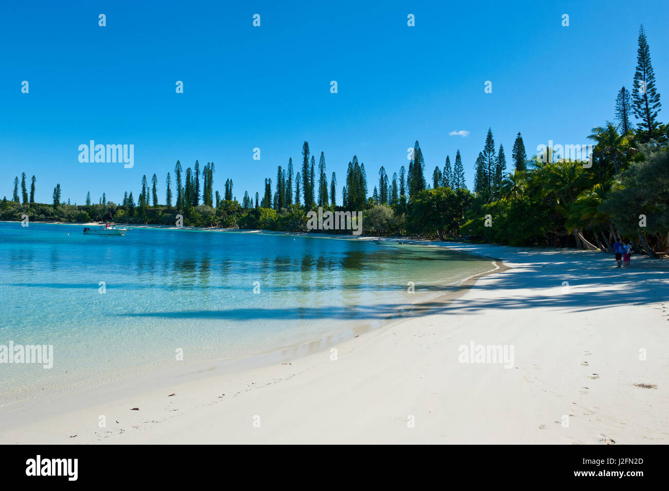 Bay de Kanumera, Ile des Pins, New Caledonia, South Pacific Stock Photo ...