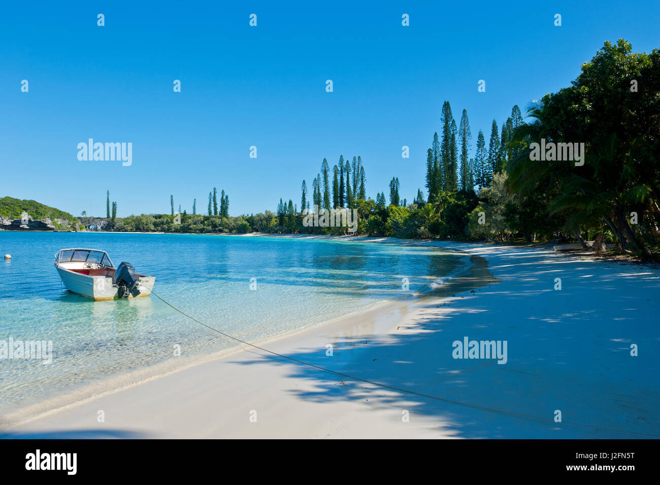 Bay de Kanumera, Ile des Pins, New Caledonia, Melanesia, South Pacific ...