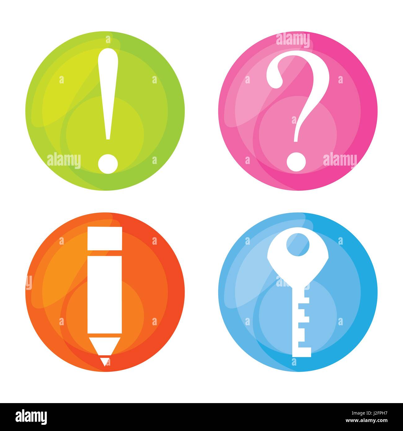 Set key different line Stock Vector Images - Alamy