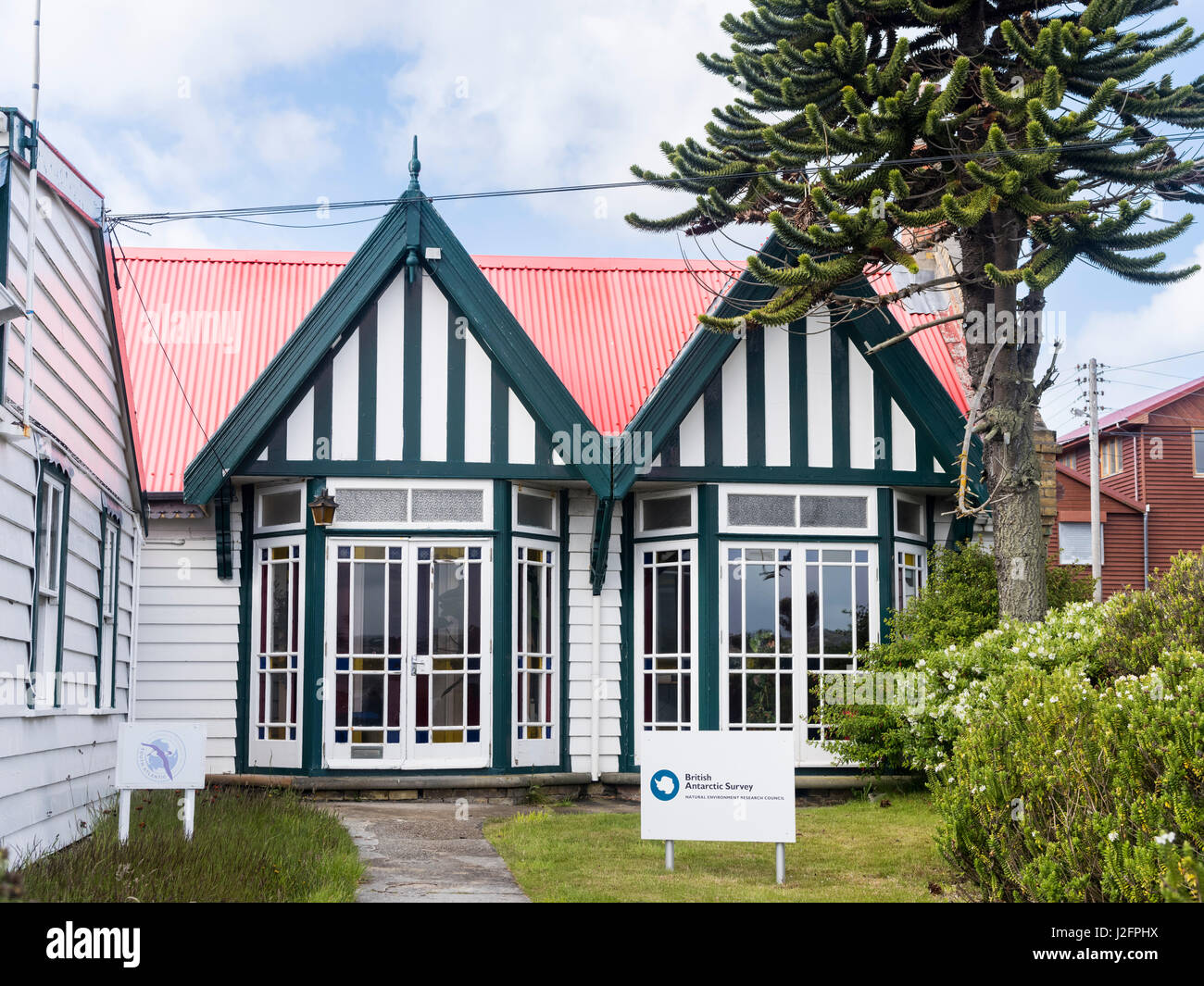Stanley, the capital of the Falkland Islands in the South Atlantic ...