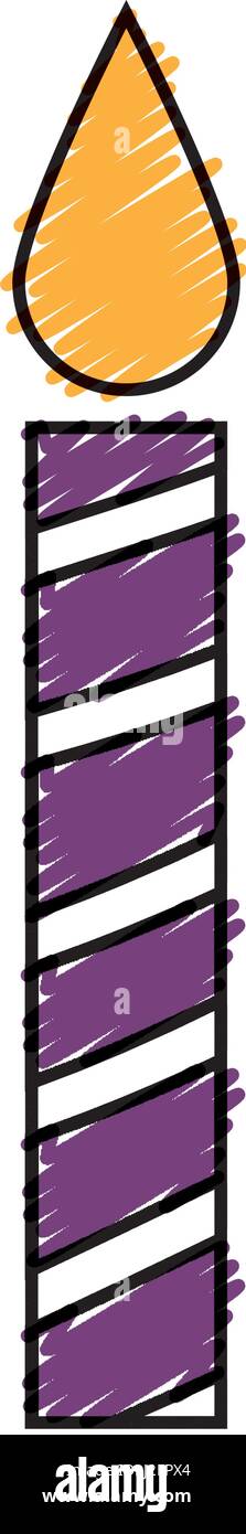 birthday candle icon Stock Vector Image & Art - Alamy