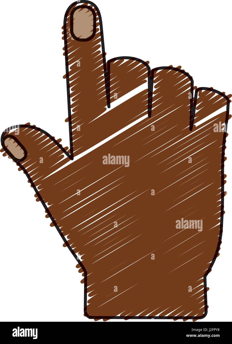 human hand icon Stock Vector Image & Art - Alamy