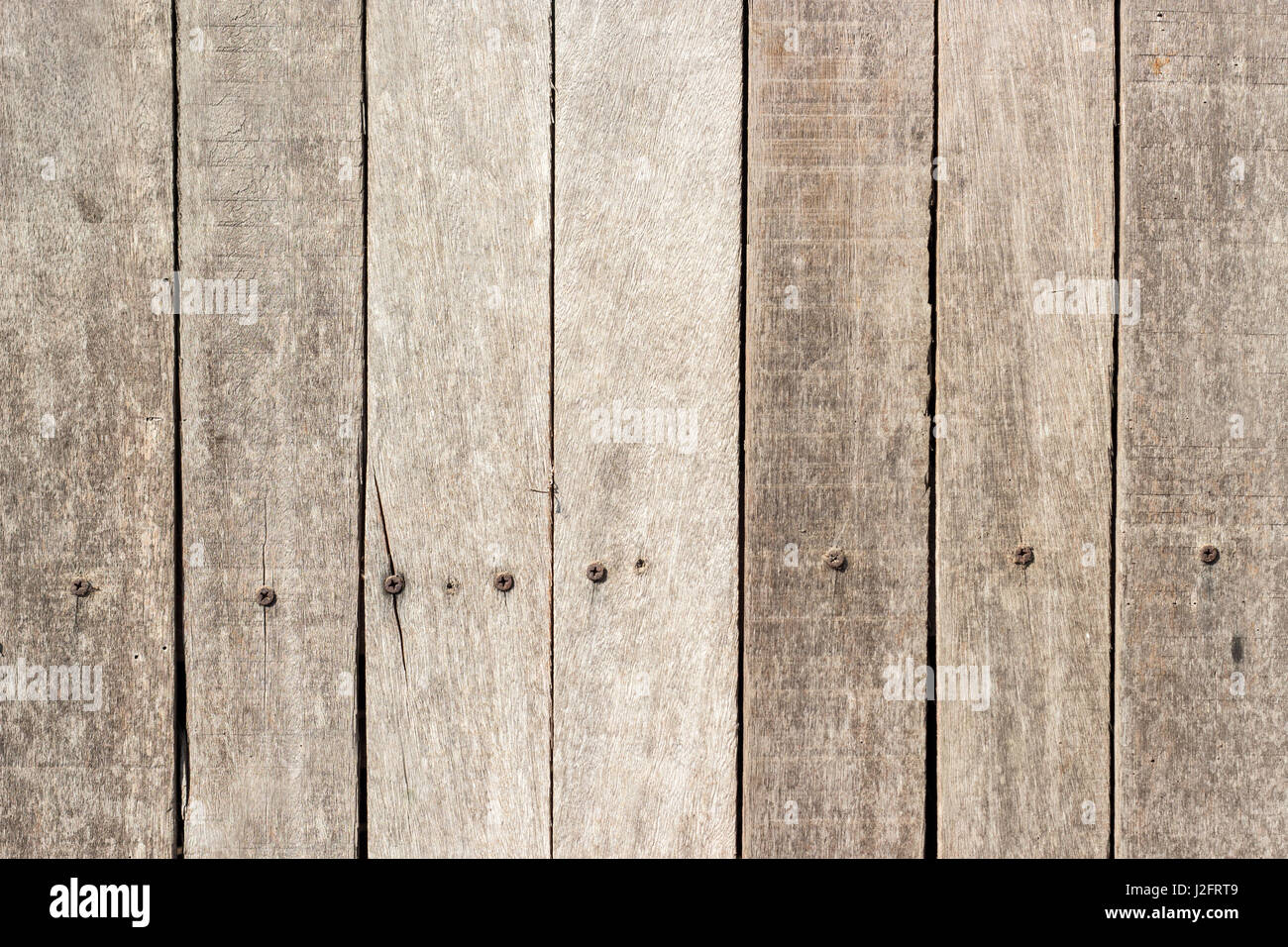 close up old brown wood texture with rusty scrue for wall background ...