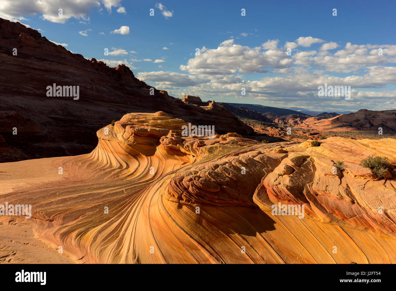 The Second Wave in the Vermillion Cliffs Wilderness, Arizona, USA Stock ...