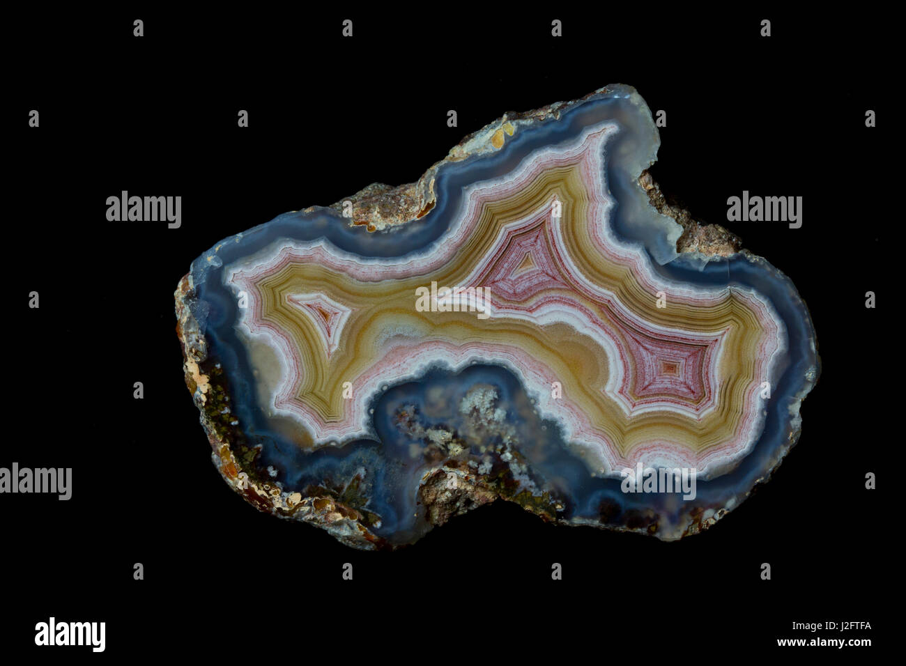 Mexican Banded Agate Quartzsite, Arizona Stock Photo - Alamy