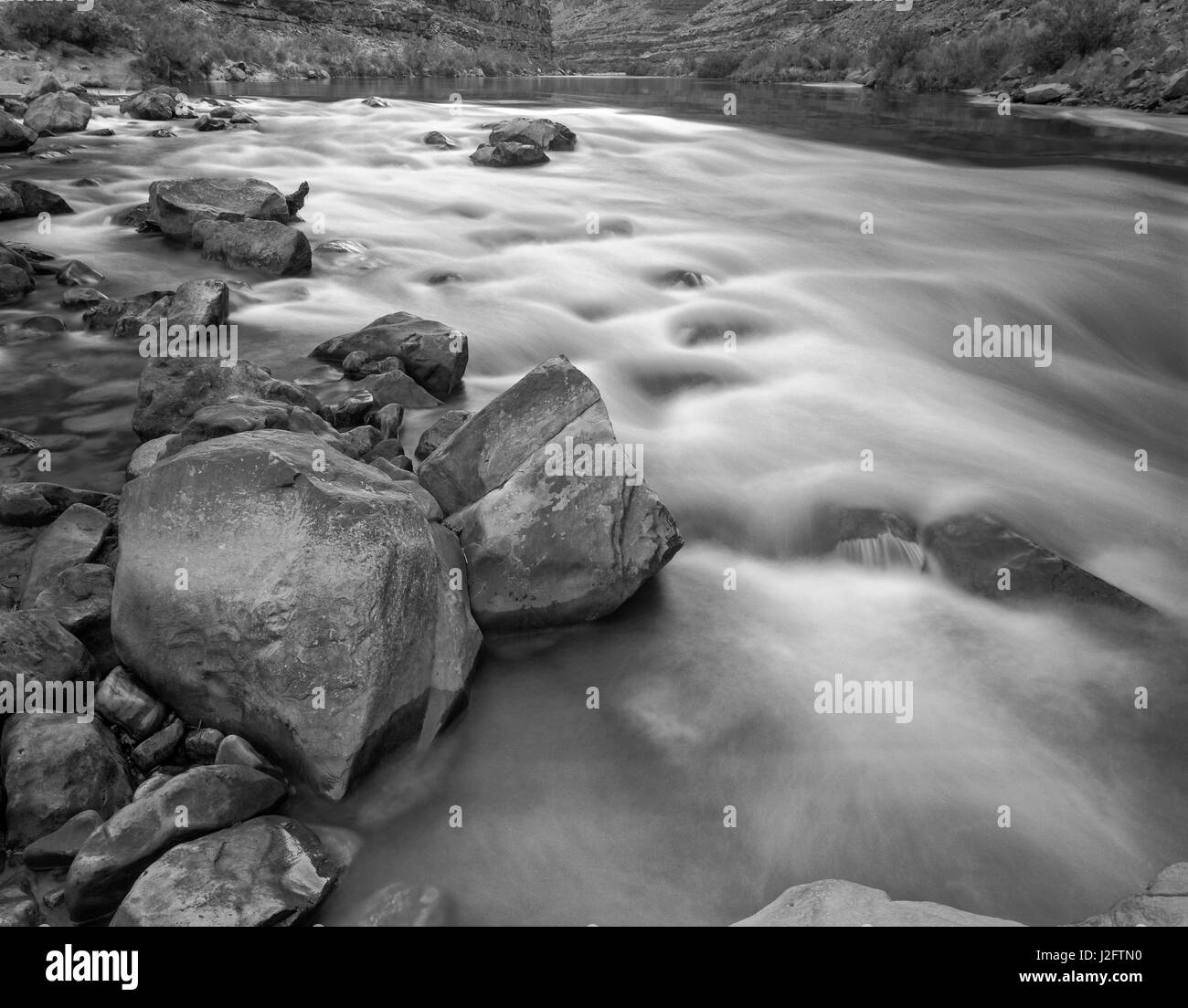 USA, Arizona, Grand Canyon, Colorado River, Float Trip, River Flow ...