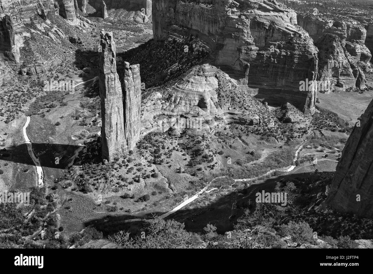 USA, Arizona, Spider Rock, Canyon De Chelly, Band Stock Photo - Alamy