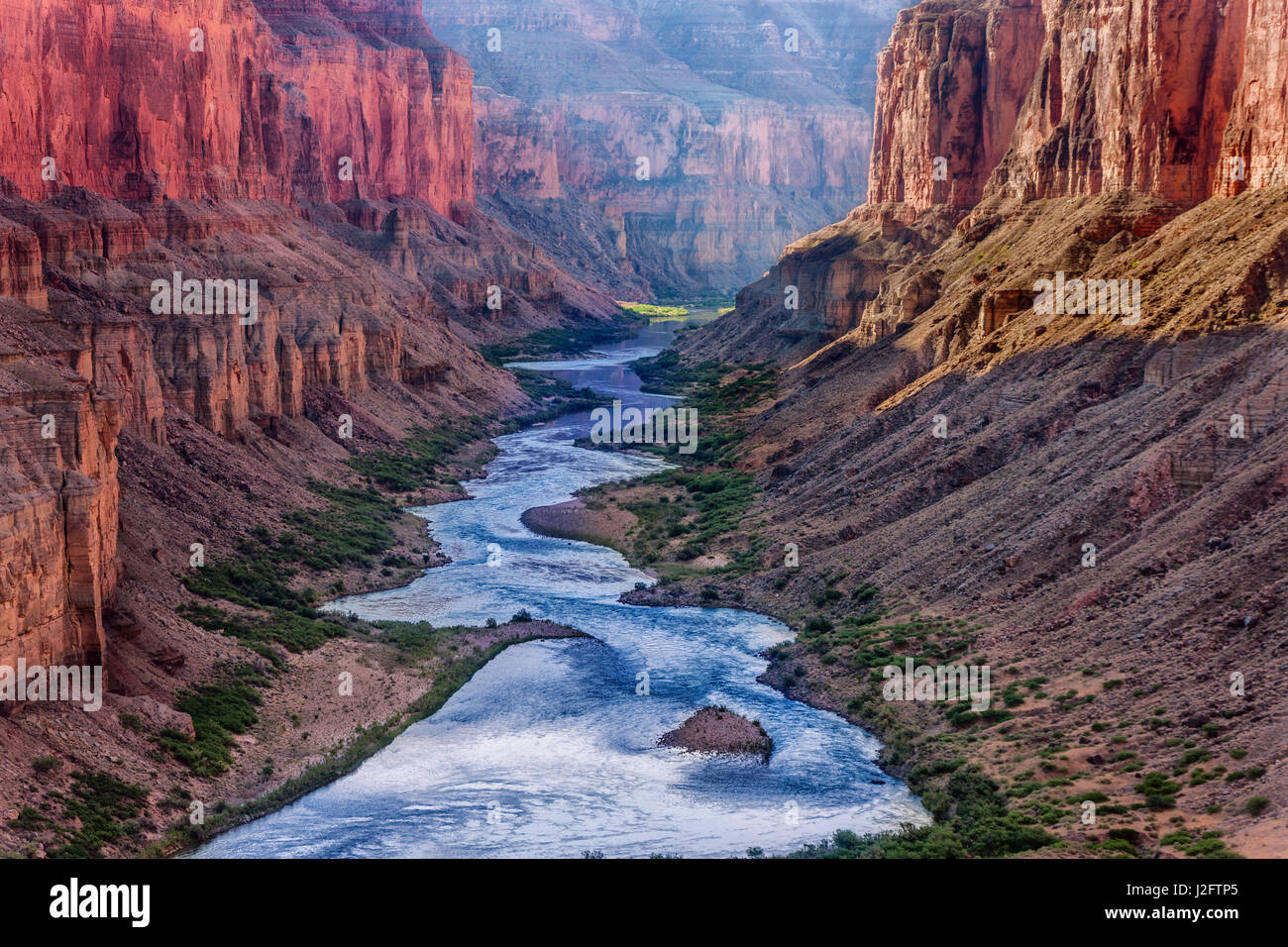 USA, Arizona, Grand Canyon, Colorado River, Float Trip, from Nankoweap ...
