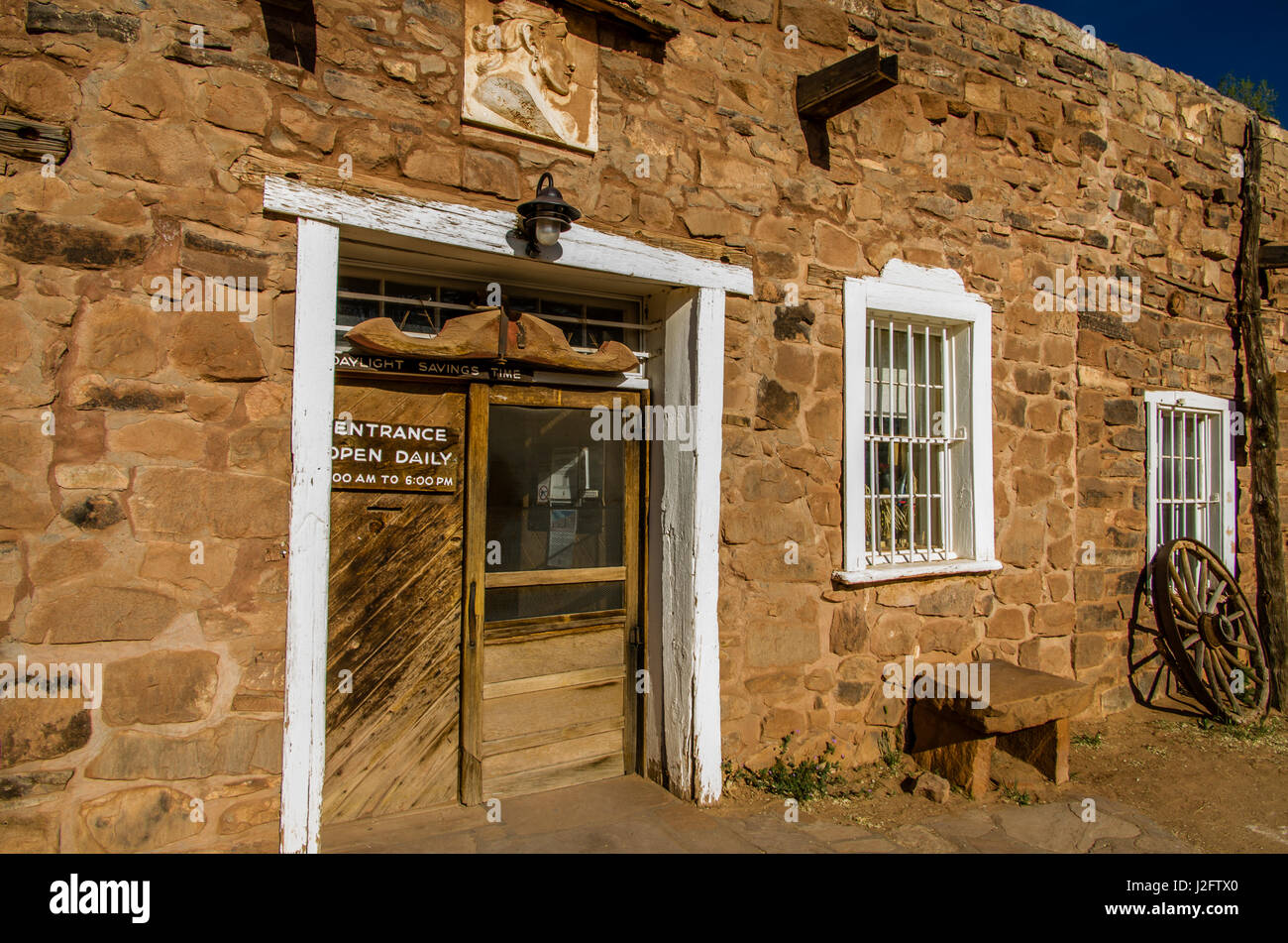 USA, Arizona, Hubbell Trading Post, Original pioneering trading post on ...