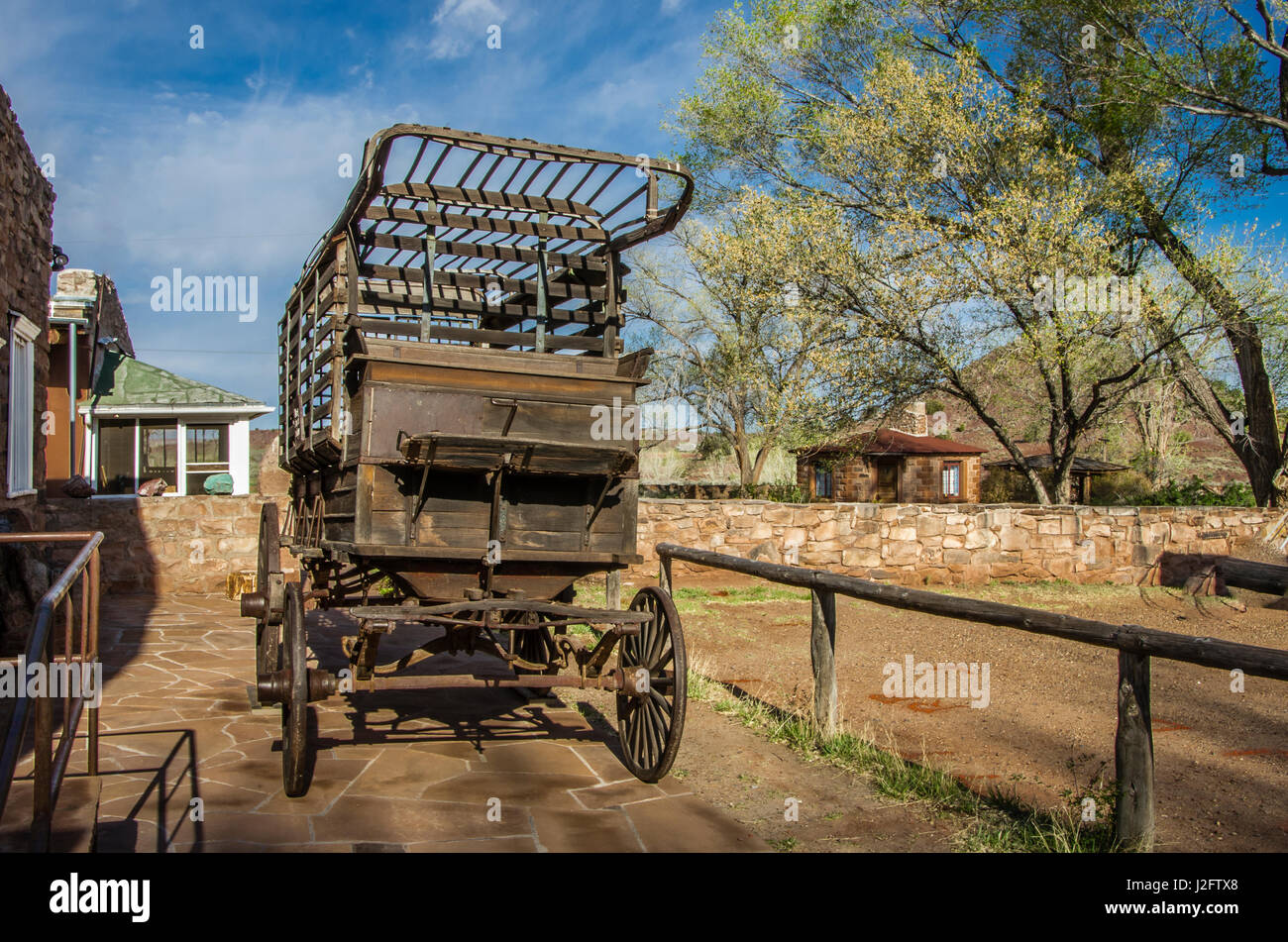 USA, Arizona, Hubbell Trading Post, Original pioneering trading post on ...