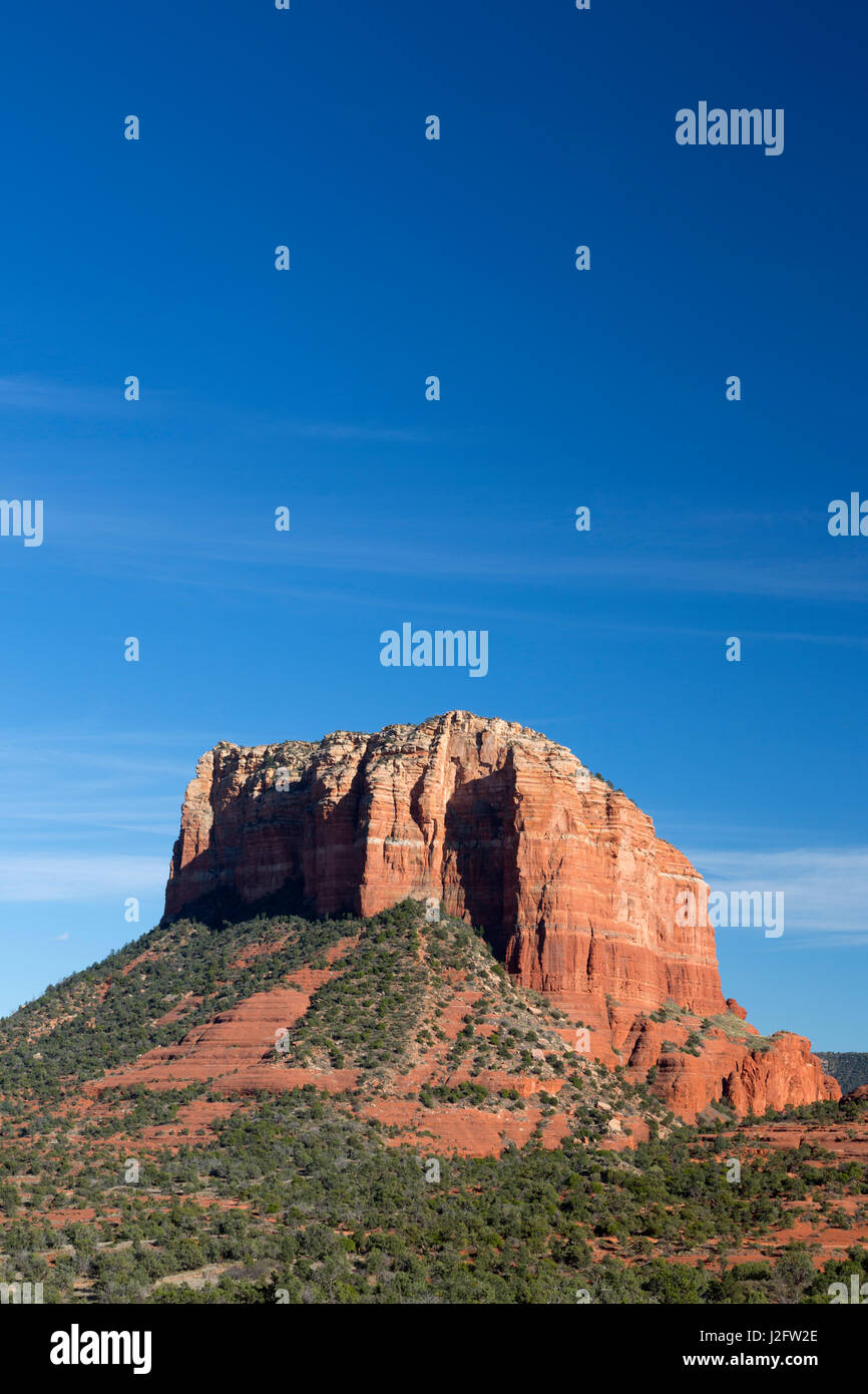 Arizona, Sedona, Red Rock Country, Courthouse Butte Stock Photo - Alamy